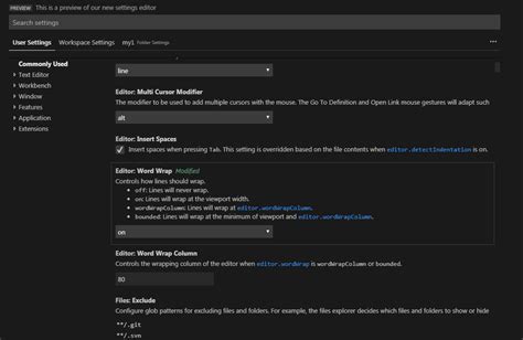 New Settings Some Corrections Issue Microsoft Vscode GitHub