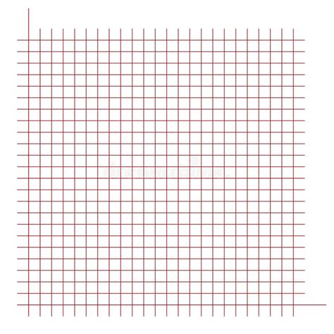 Grid Paper Mathematical Graph Cartesian Coordinate System With X Axis