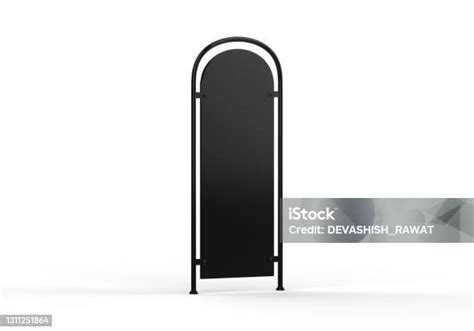 포장 간판 모형 야외 광고 Pos Poi 스탠드 배너 는 고립 된 흰색 배경에 템플릿을 모의 3d 일러스트 0명에 대한 스톡 사진 및 기타 이미지 Istock