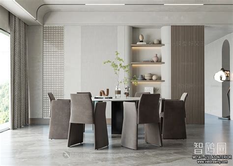 Dining Room Villas 3d Interior Scene 3d Models 148 3dsky Decor