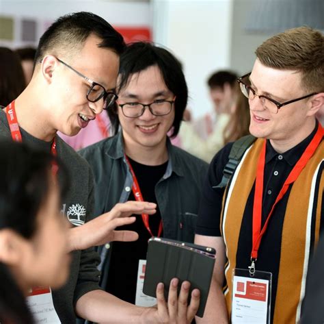 Here We Can See Ma 3d Games Artist 💻 ️ Huan Chen Showing Off His Project To Thomas Harrison