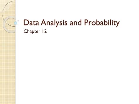 PPT Data Analysis And Probability PowerPoint Presentation Free Download ID 8831546