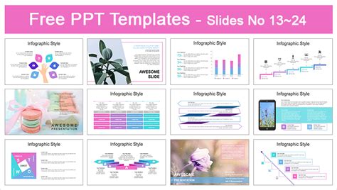 Abstract Ink Drop PowerPoint Templates For Freee