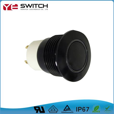 Electrical Sealed Waterproof 16mm Push Button Switch Anti Vandal