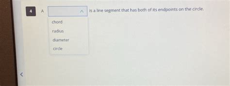 solved 4 a is a line segment that has both of its endpoints on the