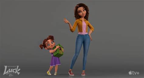 Skydance Animation Luck — Ravinder Kundi Cartoon Artwork Girl
