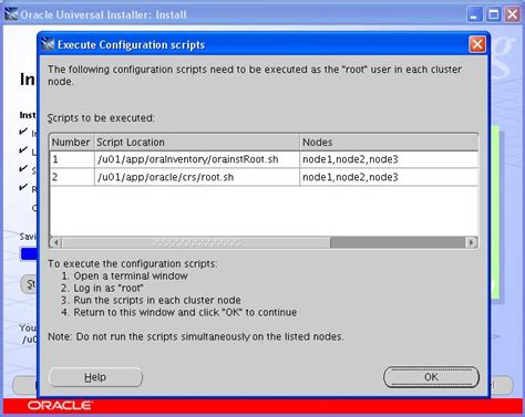 screenshots of 10gr2 clusterware installation on linux 5