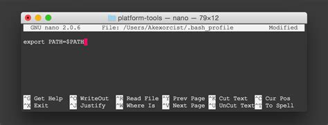 การตั้งค่า environment variable สำหรับ android sdk บน mac os