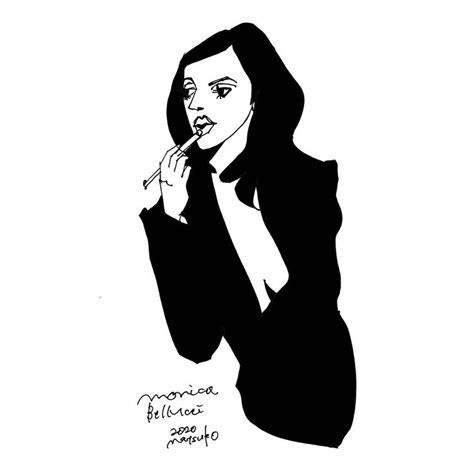 Monica Bellucci Human Silhouette Illustration Silhouette