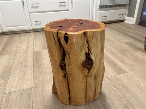 Red Cedar Log Table Etsy