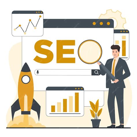 Premium Vector Seo Concept Search Engine Optimization Flat Vector