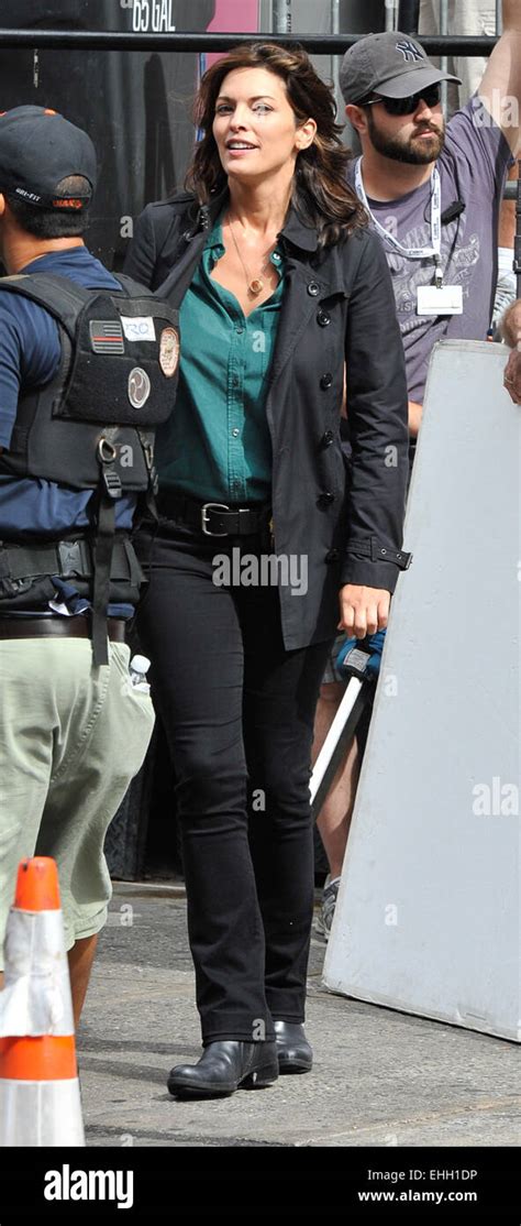 On The Set Of The Abc Show Forever Featuring Alana De La Garza Where