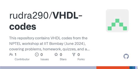 Github Rudra290vhdl Codes This Repository Contains Vhdl Codes From