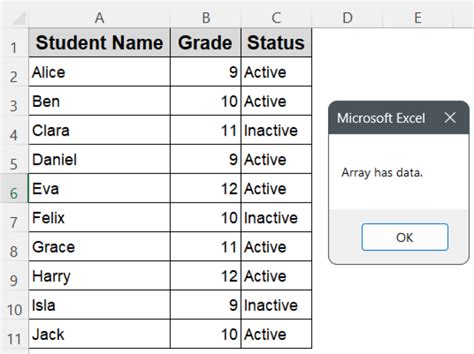 how to check if an array is empty in excel vba 3 ways excel insider