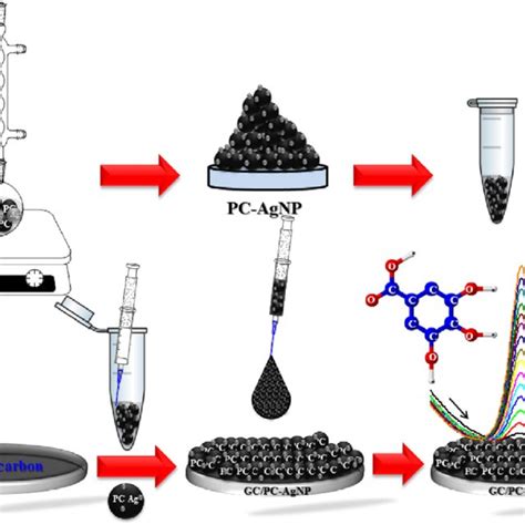 Scheme 1 Schematic Representation Of The Electrocatalytic Reaction Of