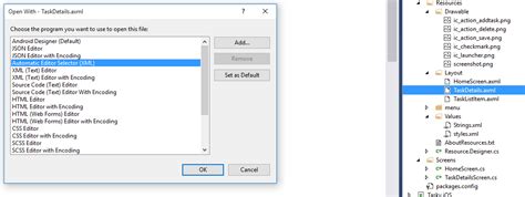 Visual Studio How To Enable Intellisense On Xamarin Android S AXML Stack Overflow