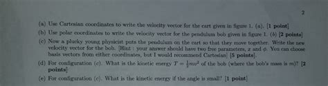 solved consider a pendulum with a fixed length string l
