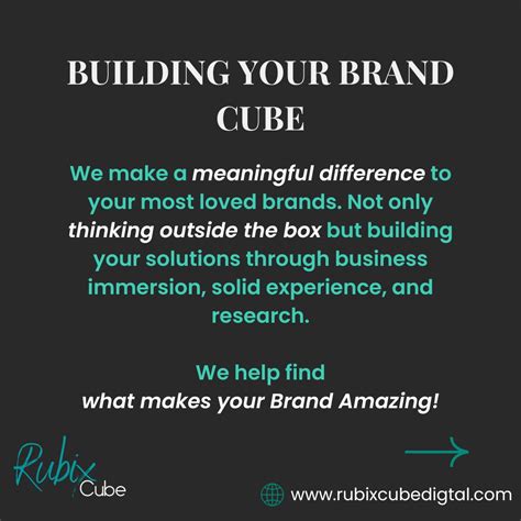 Rubix Cube Digital On Linkedin Brandbuilding Uniquevalue Brandstrategy Marketingexcellence…