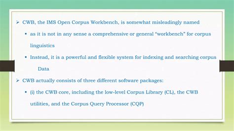 Corpus Linguistics Analytical Tools Ppt
