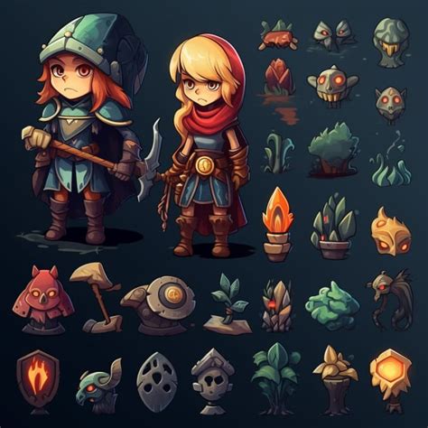 Draw 2d Game Characters And Game Assets By Beudul Fiverr