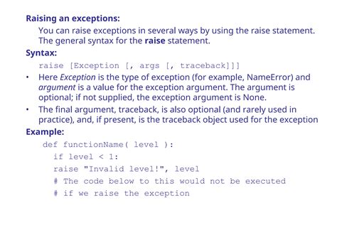 Exception Handling In Python And How To Handle It Ppt