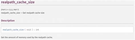 Set PHP Realpath Cache Size Correctly