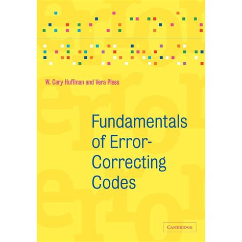 fundamentals of error correcting codes submarino
