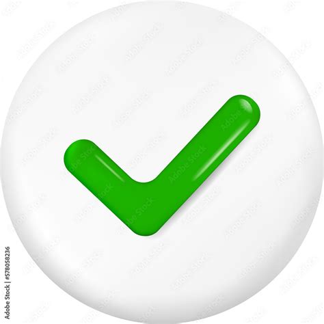 Foto De 3d Right And Wrong Button In Round Shape Green Yes And Red No