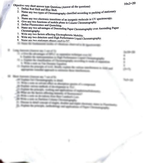 SOLUTION: Instrumental methods of analysis sample question paper sem7 ...