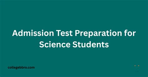 Admission Test Preparation For Science Students বিজ্ঞান বিভাগের ভর্তি