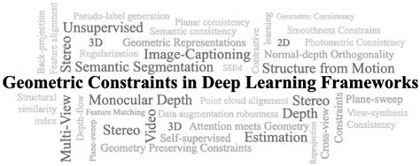 논문 리뷰 Geometric Constraints In Deep Learning Frameworks A Survey