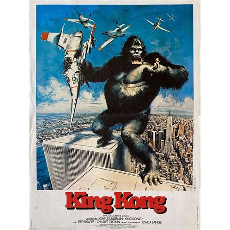 Affiche De Cinéma King Kong 1976 40x54 Cm 1976 France