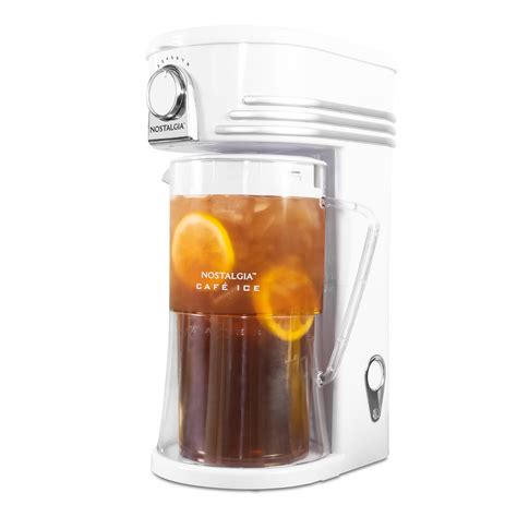 Nostalgia Electric Iced Tea Maker 3 Qt Cold Brew Coffee And Tea Brewer