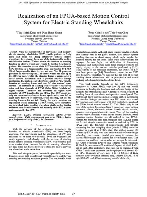realization of an fpga based motion control system for electric