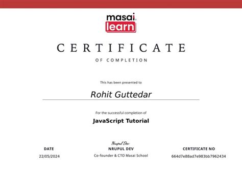 Rohit Guttedar On Linkedin Javascript Techeducation Codingjourney Masaischool