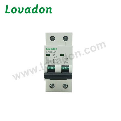 Lcb2 63 C1 Series 415v 2p Miniature Circuit Breaker Miniature Circuit