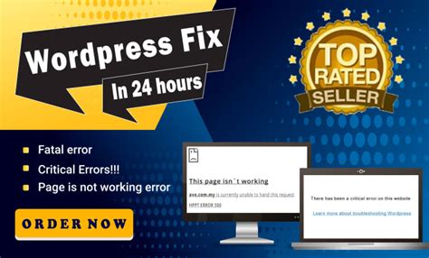 fix critical errors fatal errors page not working errors by dev