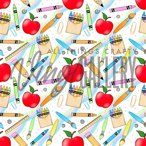 Teacher Patterns Vinyl Gallery Llc