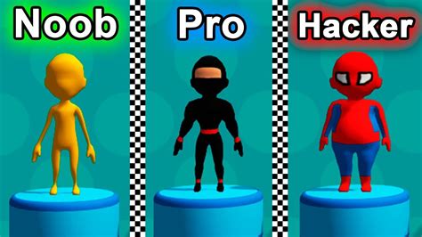 NOOB Vs PRO Vs HACKER Fun Race D YouTube