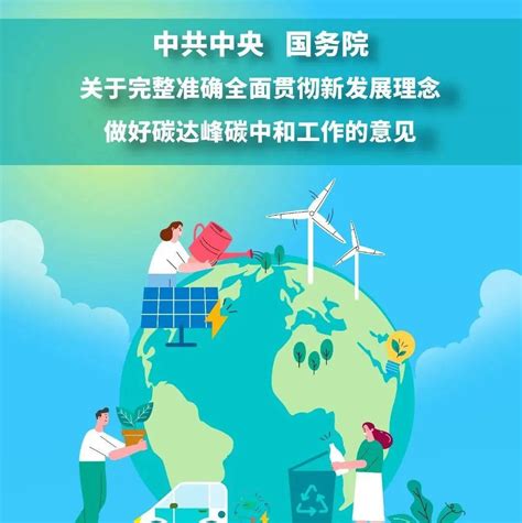 公共机构节能宣传微课堂 第13期 一图读懂 中共中央 国务院关于完整准确全面贯彻新发展理念做好碳达峰碳中和工作的意见 来源