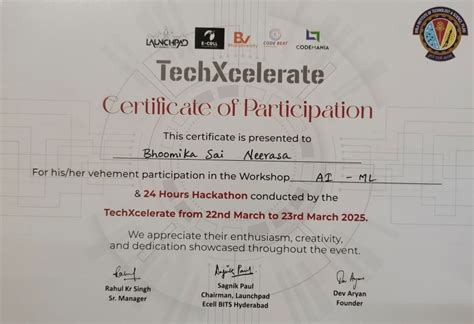 Techxcelerate Bitshyderabad Hackathon Ai Machinelearning Teamwork