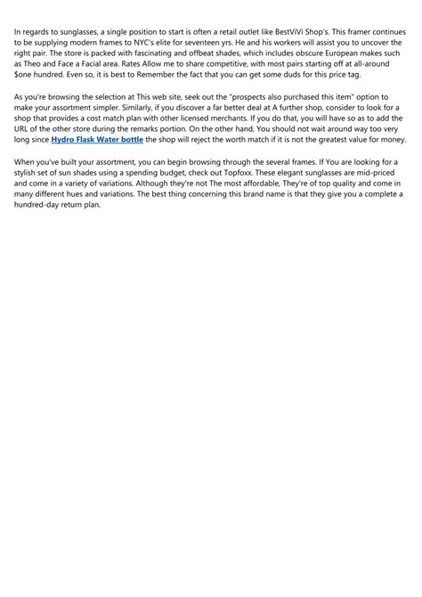 Ppt 20 Fun Facts About Pit Vipers Sunglasses Powerpoint Presentation