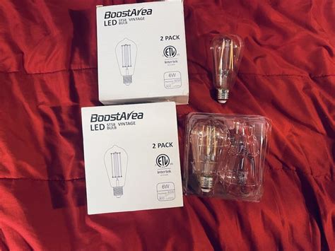 Boost Area 60w Equivalent Led Edison Bulb By Intertek