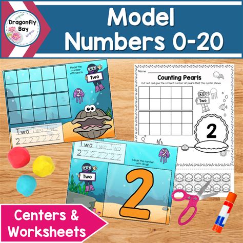 Modeling And Counting Numbers To Worksheets And Centers Made By Teachers