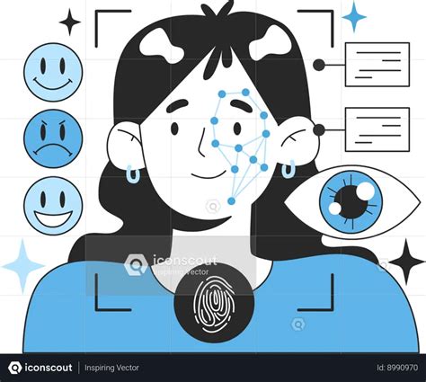 Neural Network In Identification By Face And Biometric Illustration Free Download Science