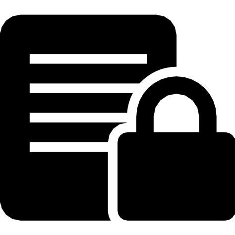Secure File Vector SVG Icon SVG Repo