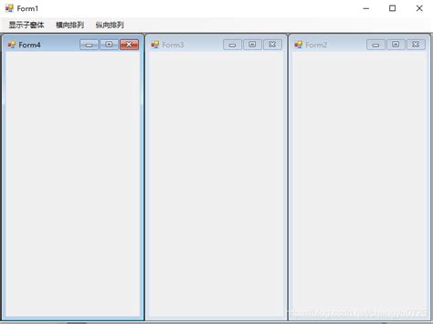 Winform Mdi窗体设计（含菜单控件【menustrip】）mdi Winform Csdn博客