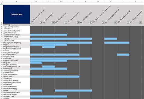 CRM Template Sales Page Tactical Project Manager