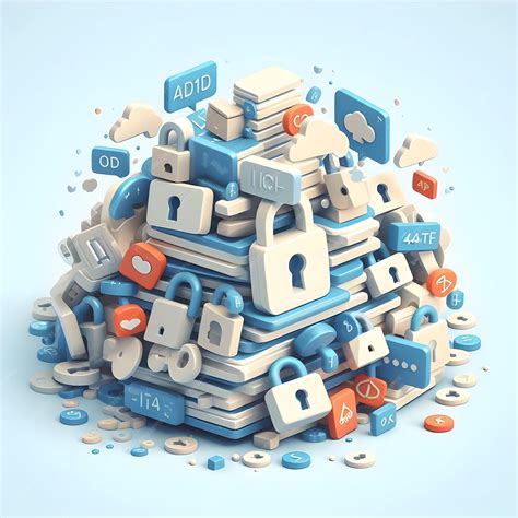 Premium Photo Data Encryption Concept As Scrambled Text And Locks With White Background And