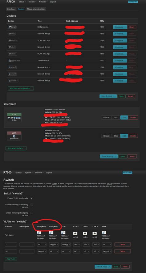 Correct Settings Cpueth0 Cpueth1 Installing And Using Openwrt